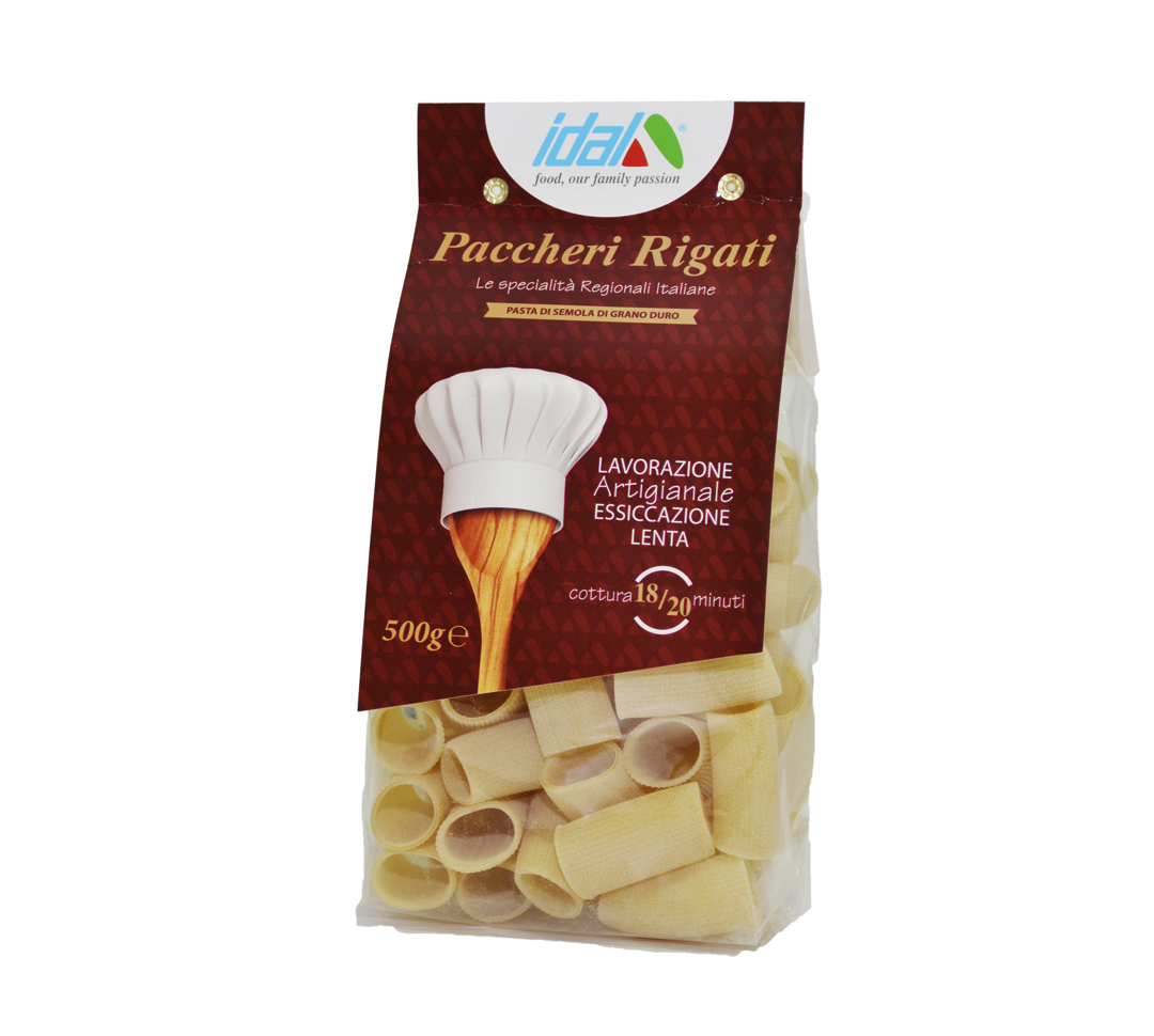 Paccheri Rigati 500g | IDAL